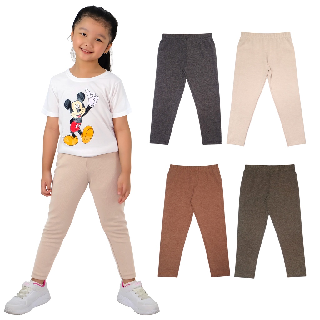 Jual Celana Leging Anak Perempuan Rib Spandex Premium Kualitas Import Usia 1 Tahun Sampai 12 ...
