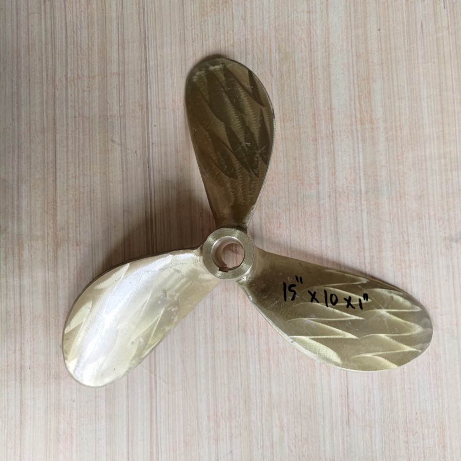 Jual Kipas / Wheel Propeller 15 inchi 3 daun Panjang ( As 1 inchi ...