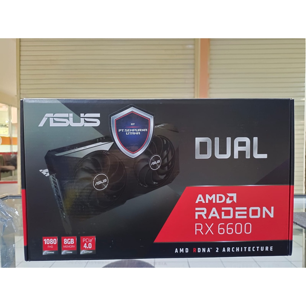 Jual ASUS DUAL AMD RADEON RX 6600 / RX6600 8GB GDDR6 Second | Shopee ...