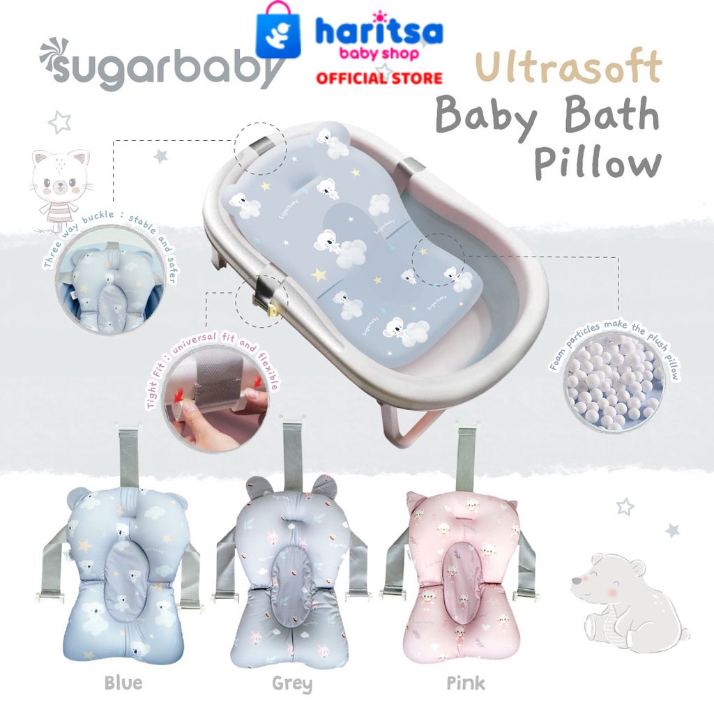Jual Sugarbaby Ultrasoft Baby Bath Pillow / Bantal Mandi Bayi | Shopee ...