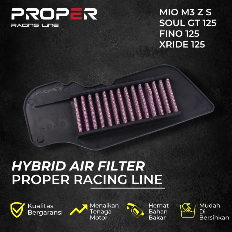 Jual Proper Racing Line Filter Udara SemiRacing Yamaha Mio M3 Z S ...
