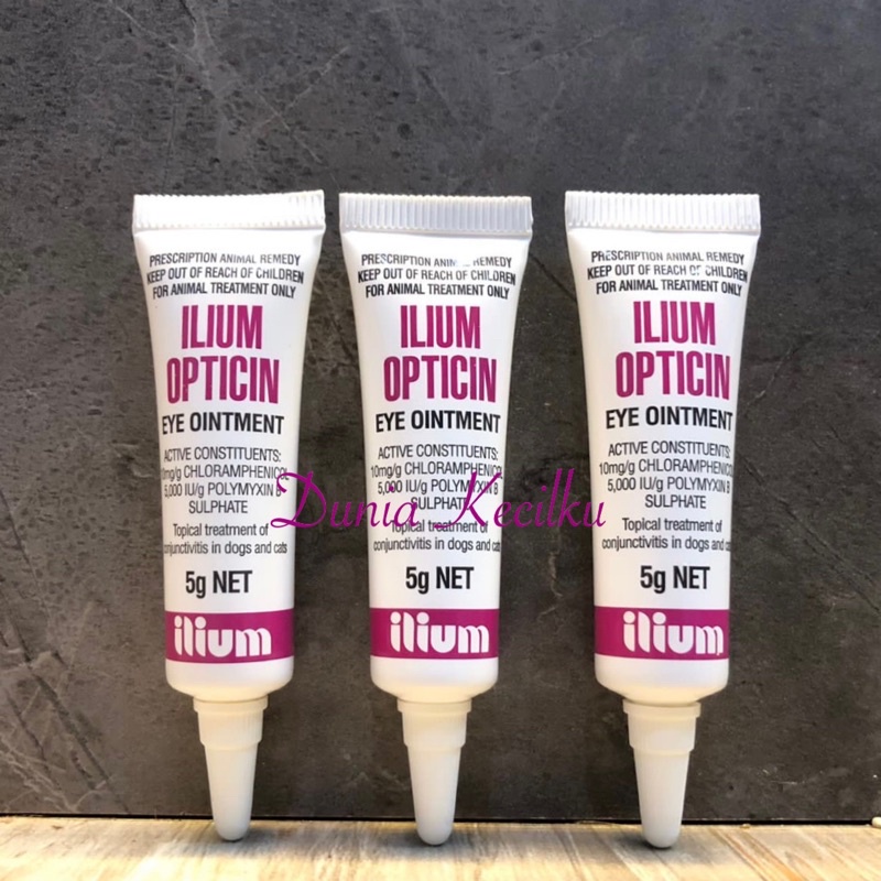 Jual ilium Opticin illium Eye Ointment Gel Antibiotik Mata Kucing ...