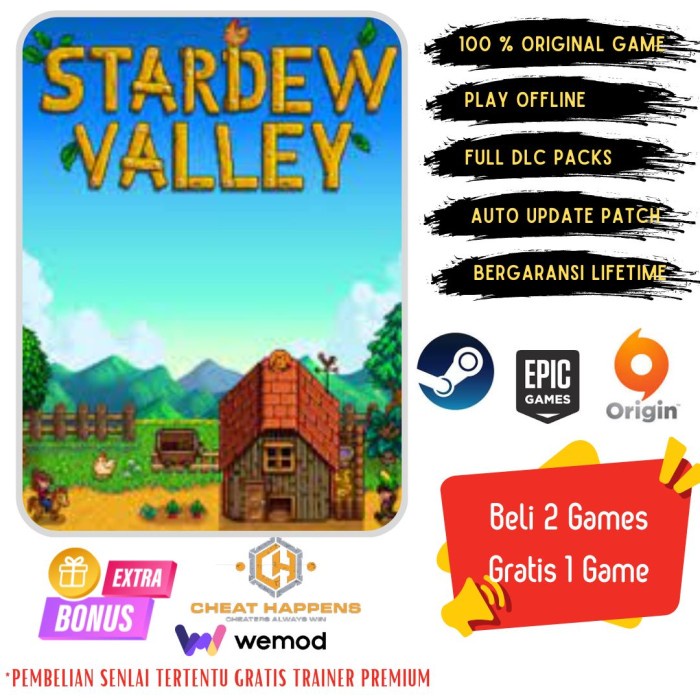 Jual Stardew Valley - Game PC Original Offline Only - DVD-DL | Shopee ...
