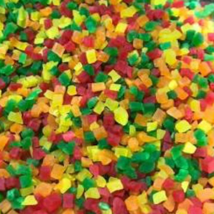 Jual Harga Miring--sukade Apple mix 250 gr repack topping kue | Shopee ...