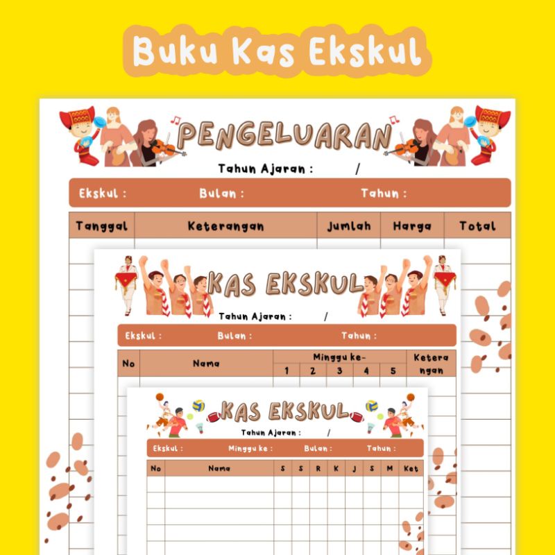 Jual ISI BINDER Kas Ekskul Ekstrakurikuler Bendahara | Shopee Indonesia