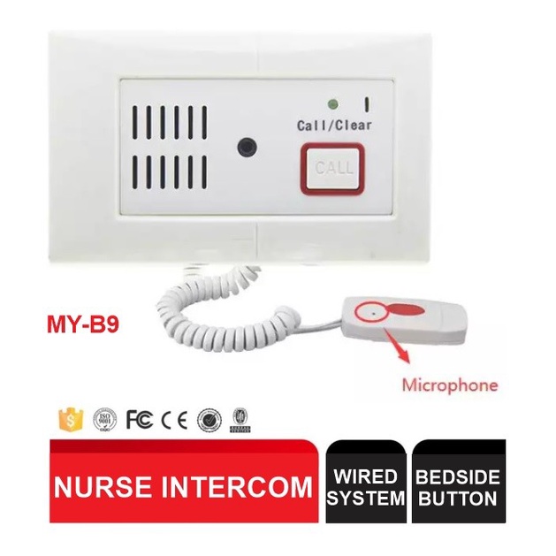 Jual Hospital Nurse Intercom Nurse Call System Bedside Call Button - MY ...
