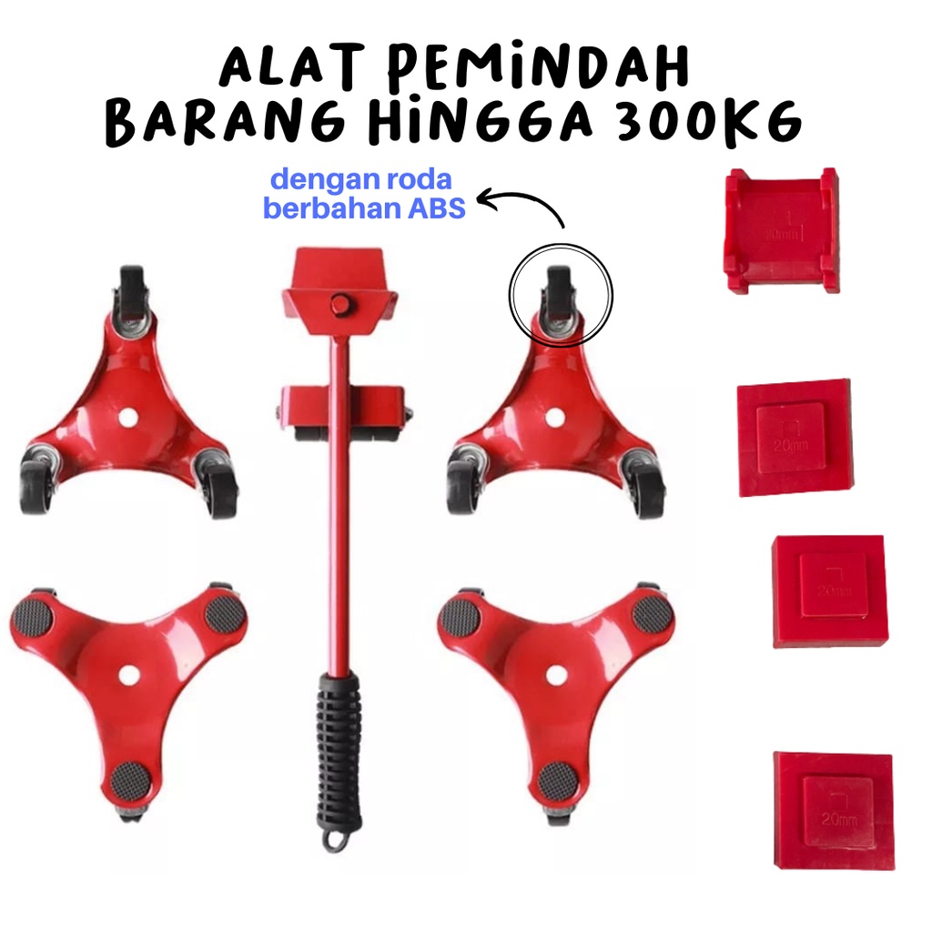 Jual Roda alat bantu pindah barang berat praktis dengan roda 360 drajat ...