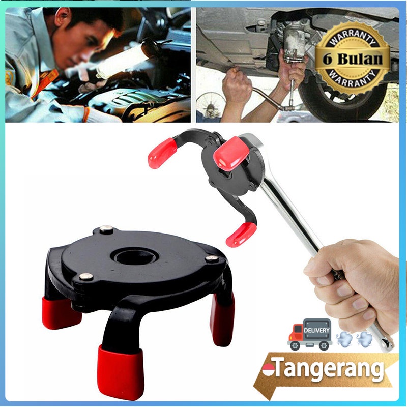 Jual Kunci Filter Oli Mobil 3 Way Oli Filter Wrench Alat Pembuka Filter ...