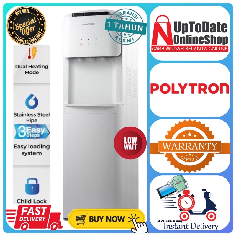 Jual DISPENSER GALON BAWAH POLYTRON PWC-600 PWC600 FAST HEATING MODE ...