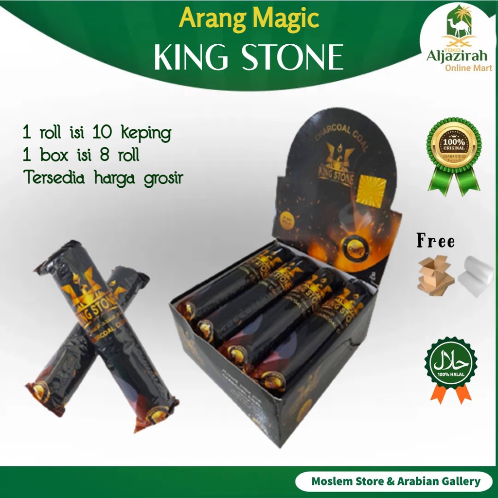 Jual Arang Magic Charcoal | Aranf Bricket Bukhur | Arang BAkhoor ...