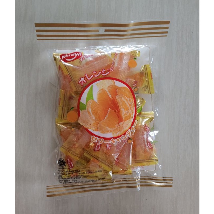 Jual Naraya Orange Candy 200g - Permen Jeli Rasa Jeruk | Shopee Indonesia