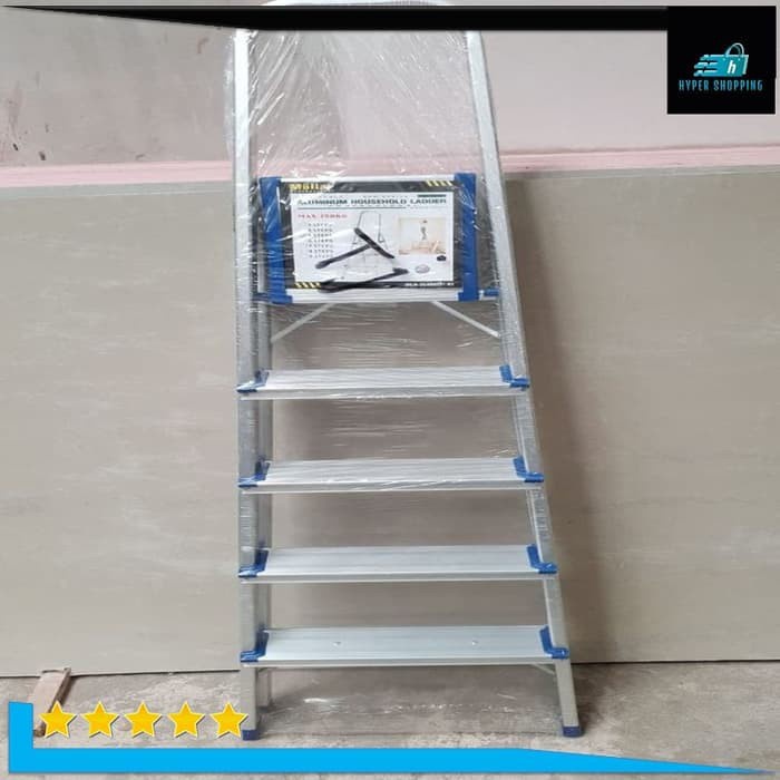 Jual Tangga rumah aluminium 8 step Mollar 8S bisa lipat household ...