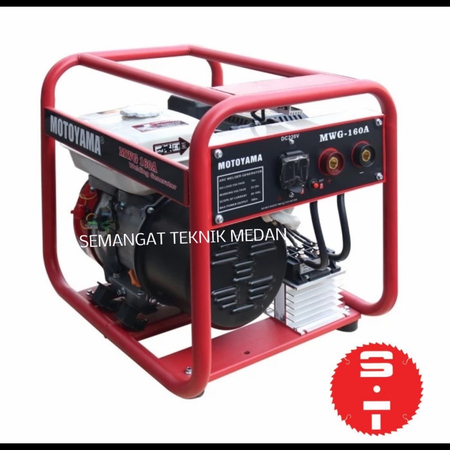 Jual MWG160A MESIN LAS GENSET BENSIN GENERATOR WELDER MOTOYAMA MWG 160 ...