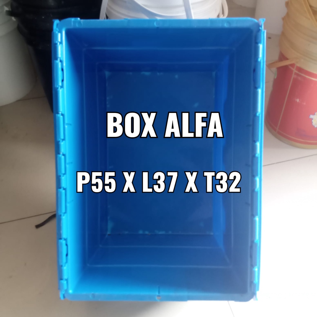 Jual Box Container Alfamaret bekas Indomaret Nestable Container ...