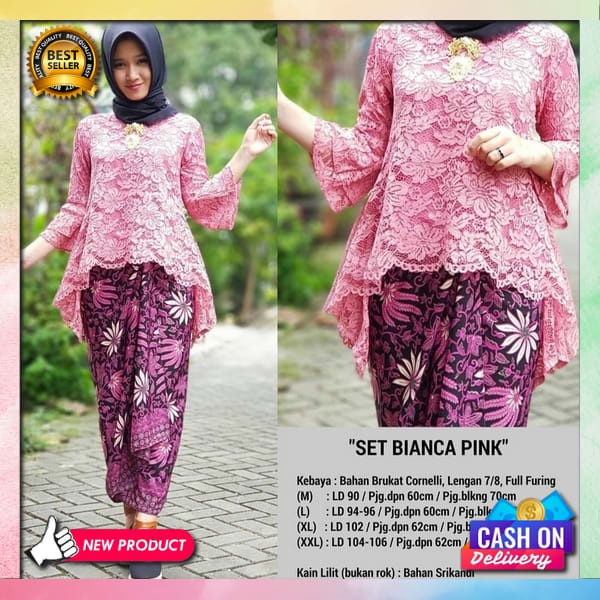 Jual Stlan Bju Kondangan Setelan Kebyak Cwek Modern One Set Kby Remasja ...