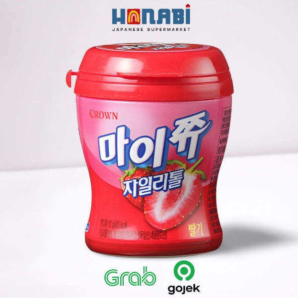 Jual Crown My Chew Strawberry Candy 110g - Permen Xylytol Stroberi Made ...