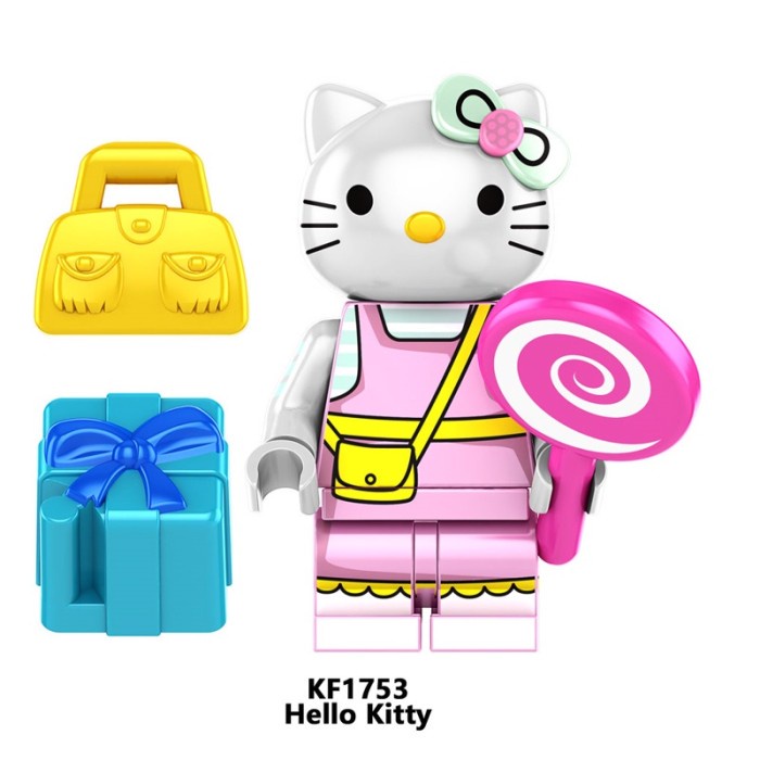 Jual Lego Hello Kitty Minifigure Doraemon Sonic Goku Woody Luffy Swat ...