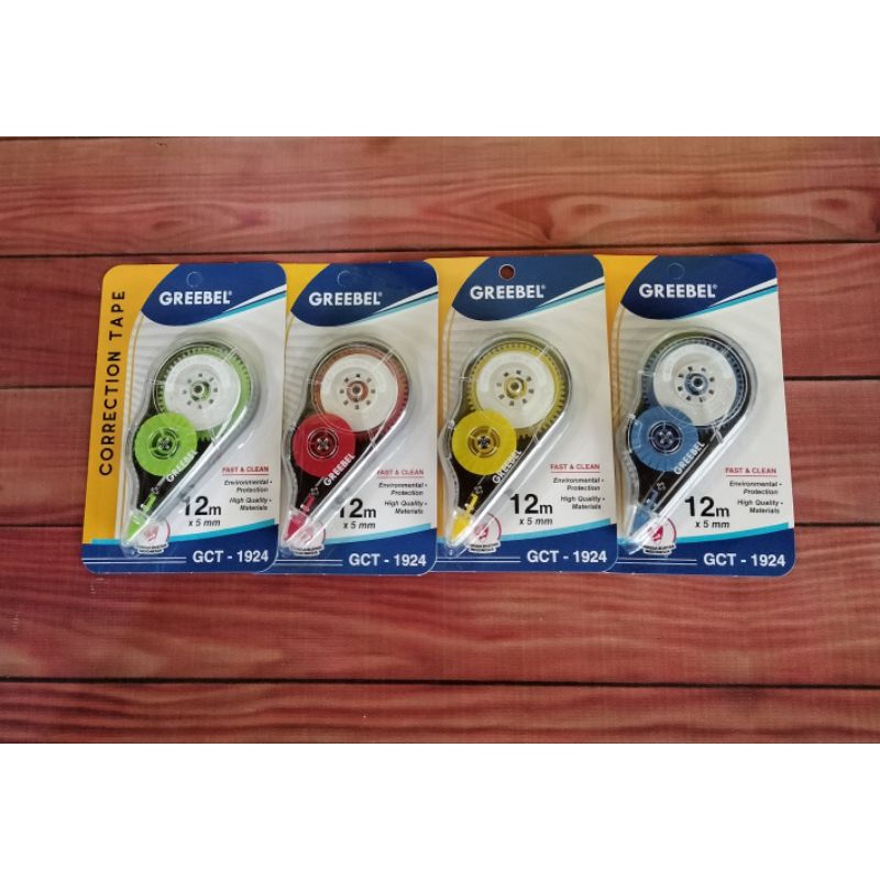 Jual Tipe-ex Roll Kertas / Correction Tape Greebel 12m x 5mm | Shopee ...