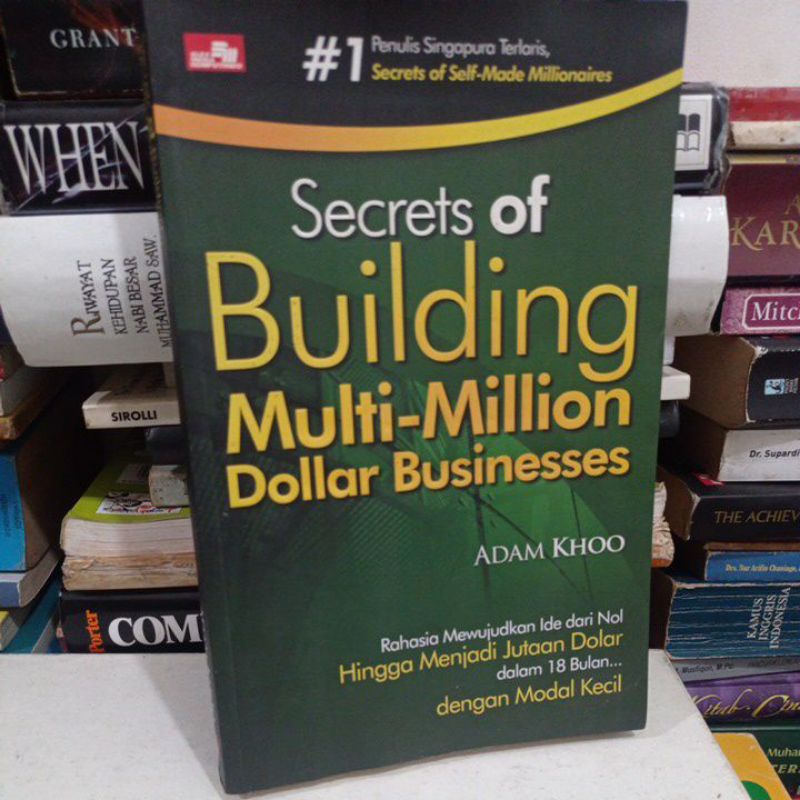 Jual SECRETS OF BUILDING MULTI MILLION DOLLAR BUSINESSES | Shopee Indonesia