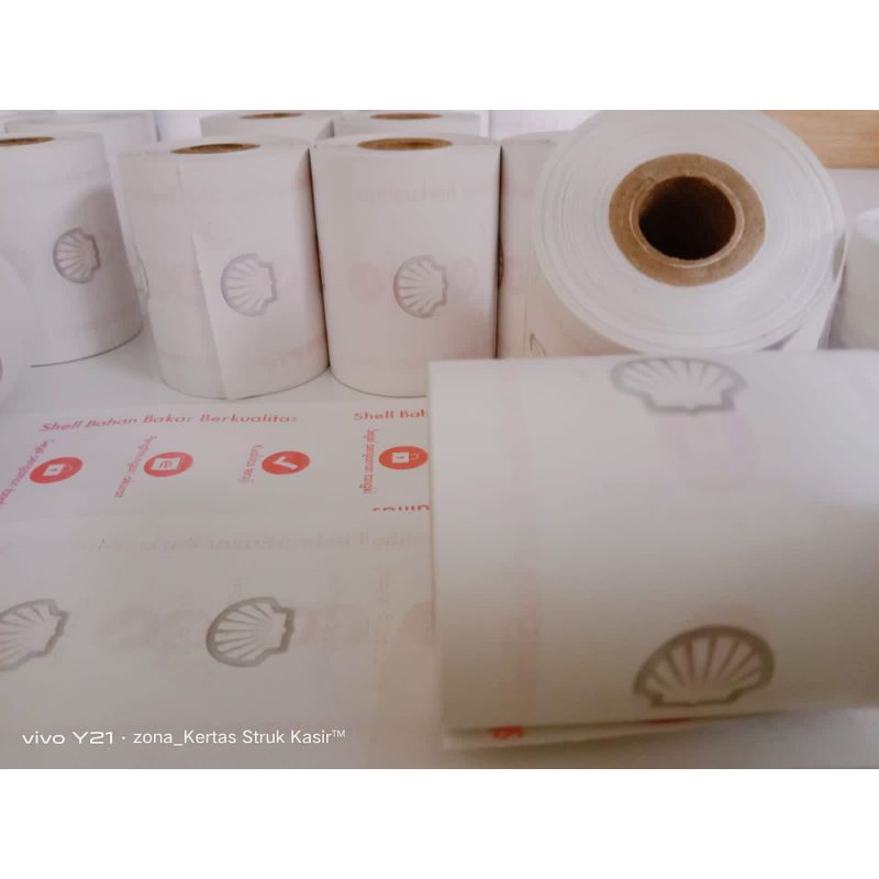 Jual Kertas Struk Thermal Logo Shell 58/57x48mm | Shopee Indonesia