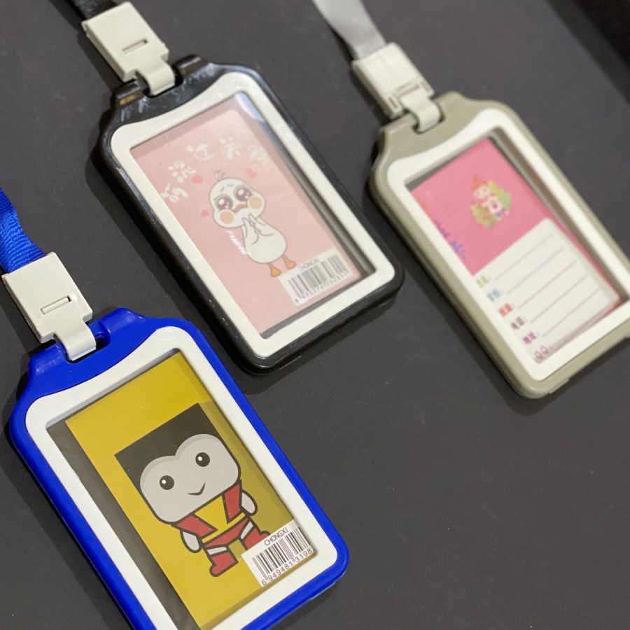 Jual Tempat Id card nametag idcard name tag Bingkai (one set id card ...