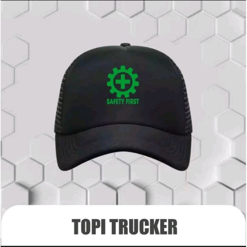 Jual topi trucker safety first | Shopee Indonesia