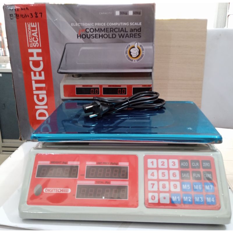 Jual Timbangan digital DIGITECH 40 KG | Shopee Indonesia