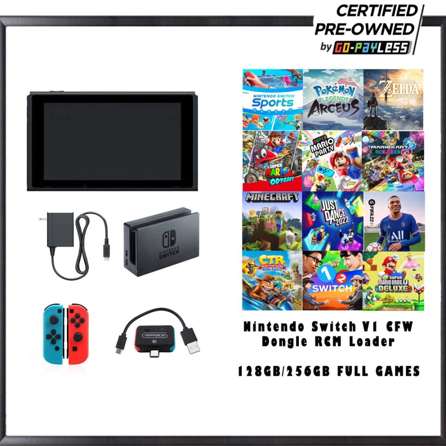 Jual Nintendo Switch Console Preowned CFW Full Games W/ Dongle | Shopee ...