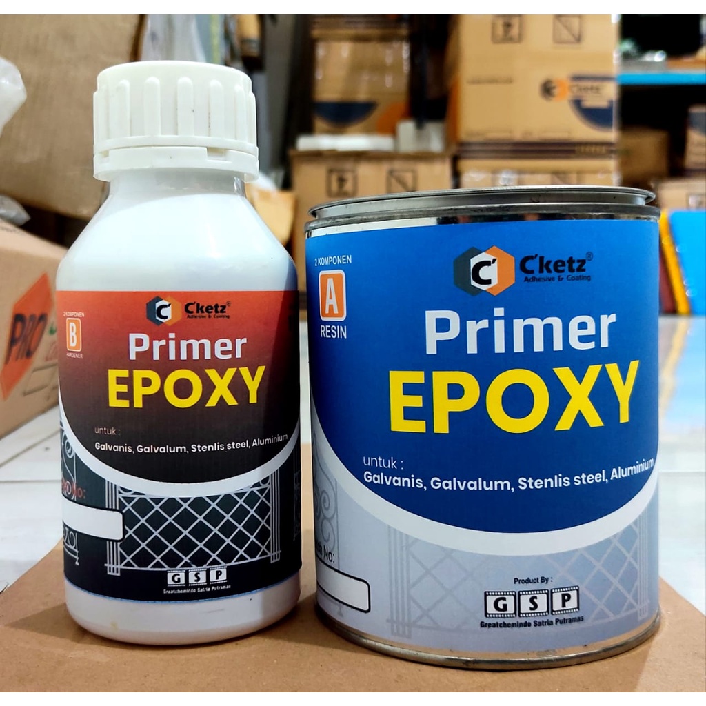 Jual Cketz cat pagar kanopi tahan lama anti karat tahan cuaca epoxy ...