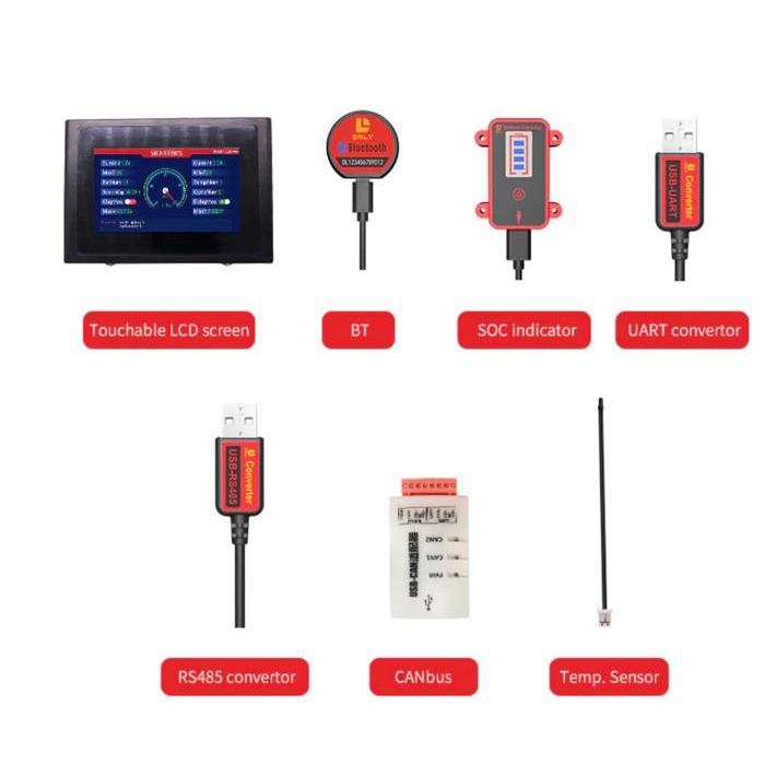 Jual Arus Daly Smart Bms Accessory Bluetooth Usb Lcd Soc Indicator ...
