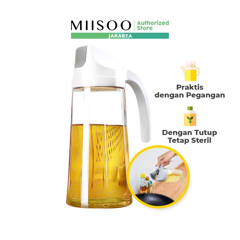 Jual MIISOO Botol Botol Serbaguna Kaca Botol Minyak Goreng wadah Saos ...