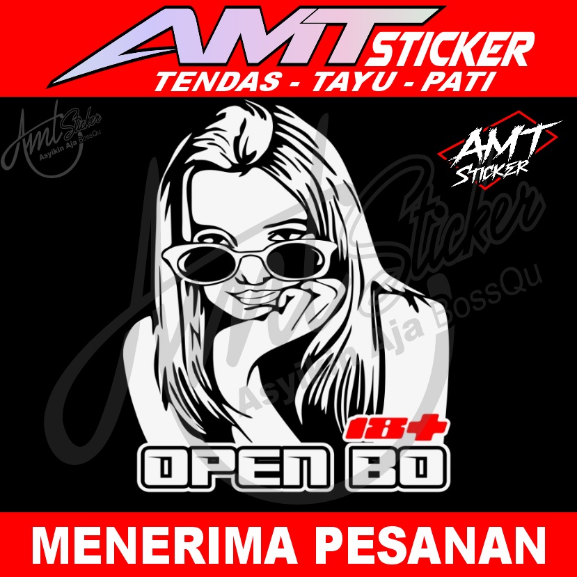 Jual STIKER GAMBAR DAN TULISAN - STIKER CUTTING GAMBAR CEWE UKURAN ...