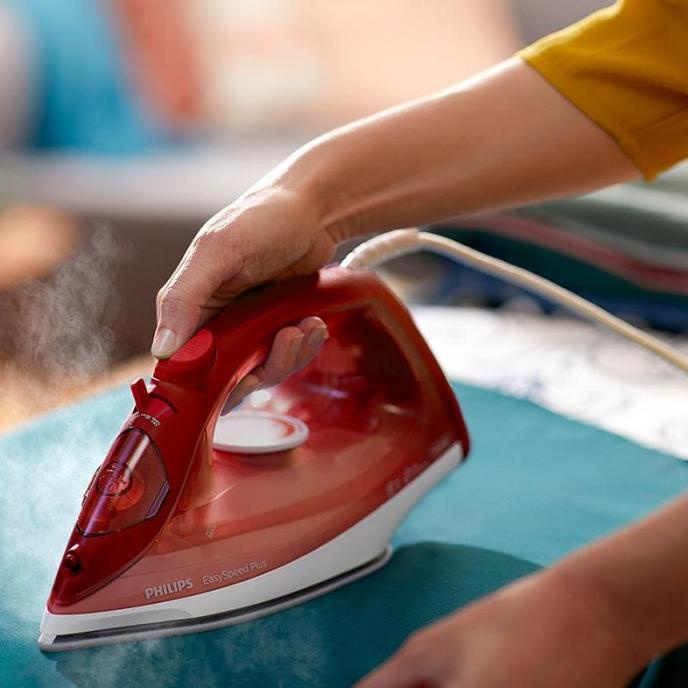 Jual Philips Steam Iron GC1424/45 - Red / Setrika Uap GC-1424/45 Low ...