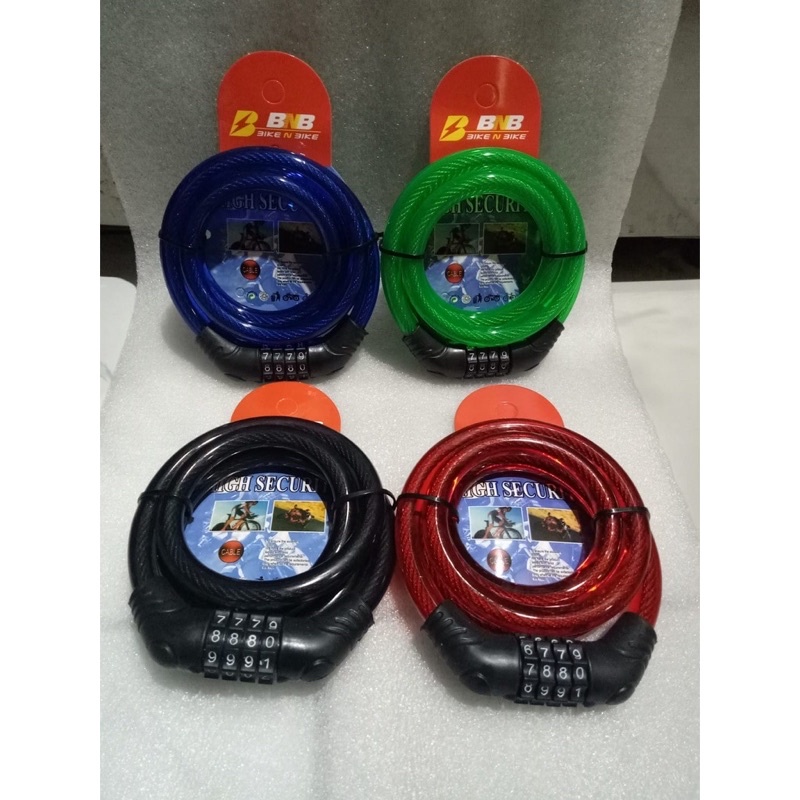 Jual Gembok Kunci Pengaman Sepeda BNB 83404 XQBisa Untuk Motor Helm ...