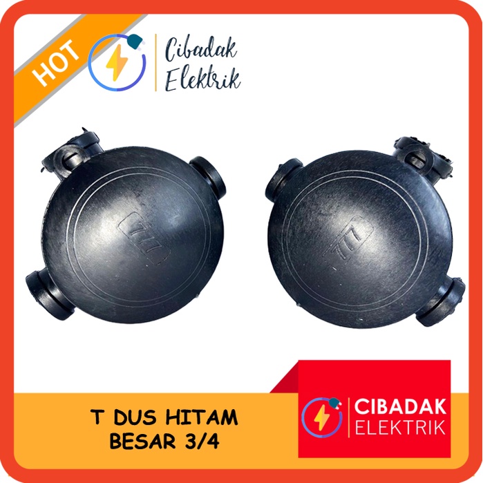 Jual Tdus / T dus / Tdos / Tedus / T Doos 5/8mm HITAM CABANG 3 ...