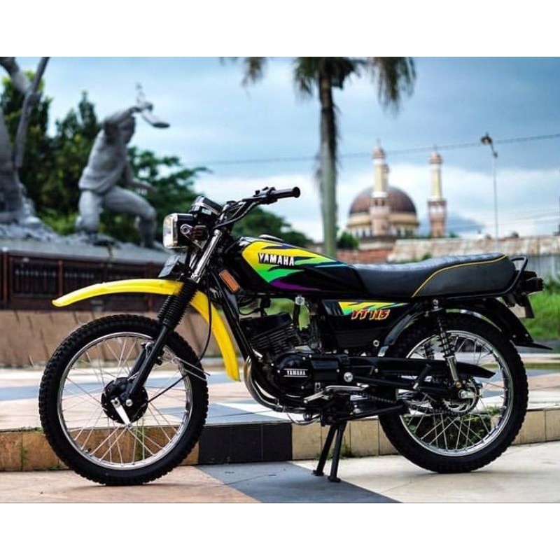 Jual striping sticker yt 115 stiker yt115 hijau kuning | Shopee Indonesia