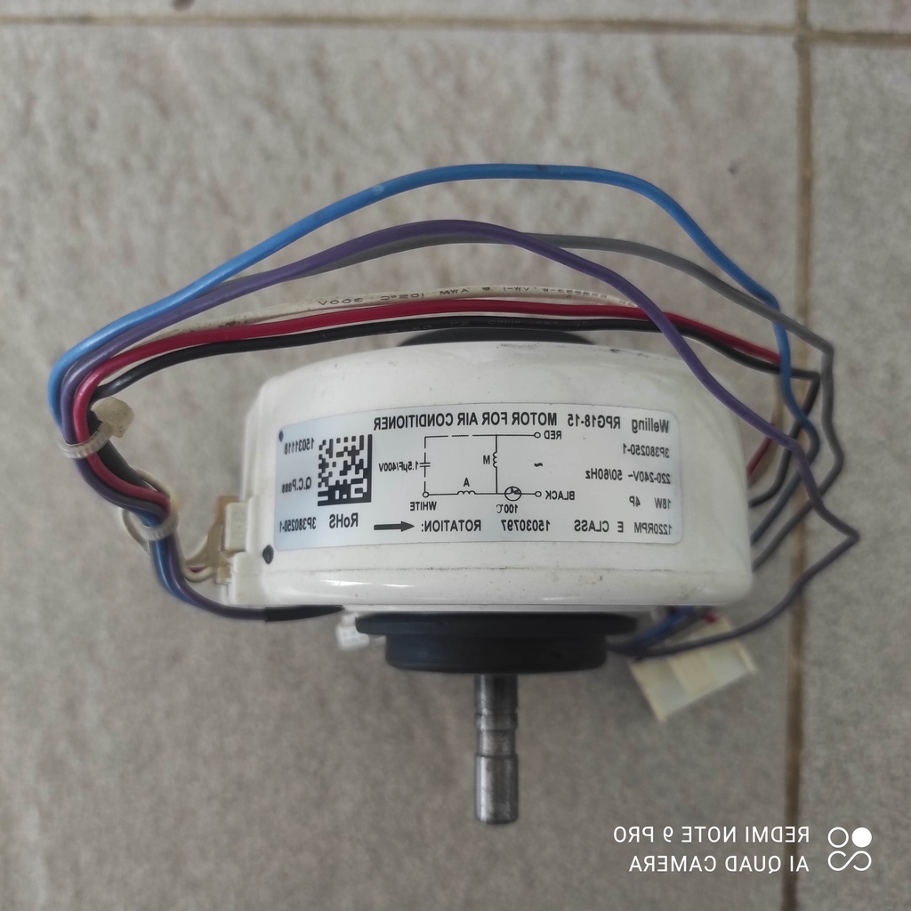 Jual Motor Fan indoor AC DAIKIN 0,5-1,5 PK - FTNE35MV14 - Original ...