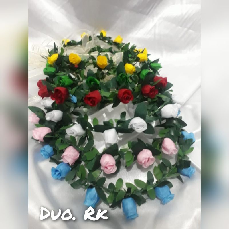 Jual Flower crown kawat daun bunga seruni | Shopee Indonesia