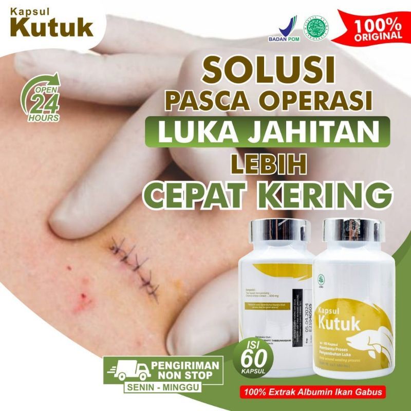 Jual Kapsul Kutuk Ekstrak Albumin Ikan Gabus Pasca Operasi Sesar Caesar Normal - 5x Bekas Luka ...