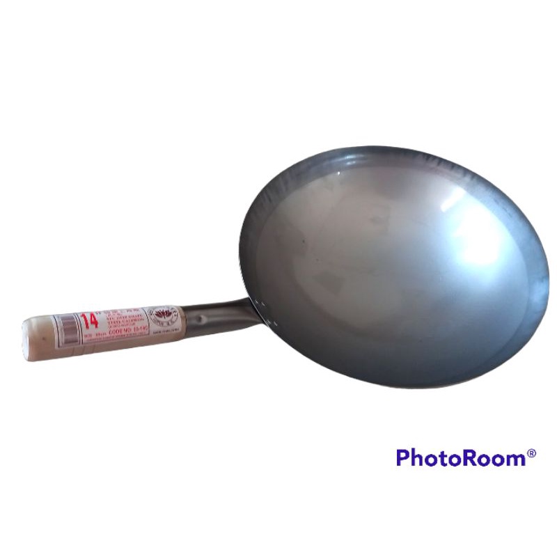 Jual KUALI BESI TANGKAI KAYU diameter 35cm, 38cm, 40,cm, 43cm LOTUS ...