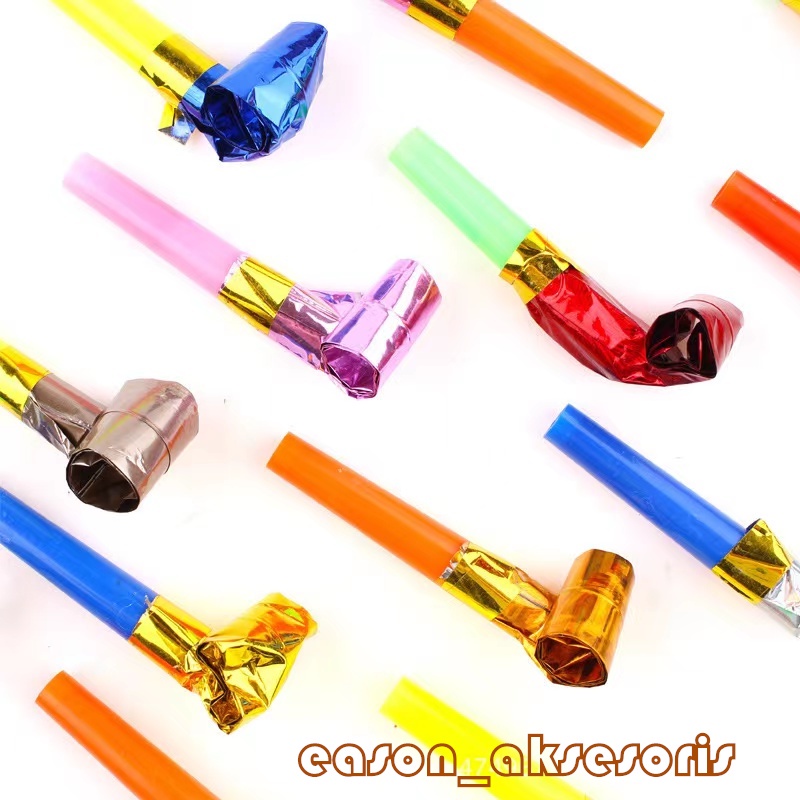 Jual terompet lidah foil metalik satuan Terompet Lidah balon ulang ...