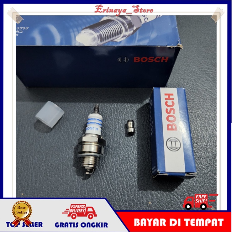 Jual ORIGINAL Busi Bosch WS7 F WS7F Mesin Potong Rumput 2T Simso Senso Mini Tiller Original Ori ...