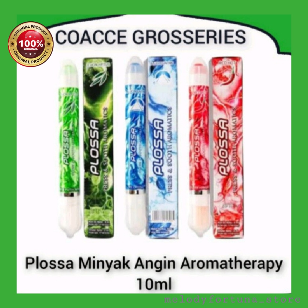 Jual Plossa minyak angin aromatherapy/plossa inhaler/roll on eucalyptus ...