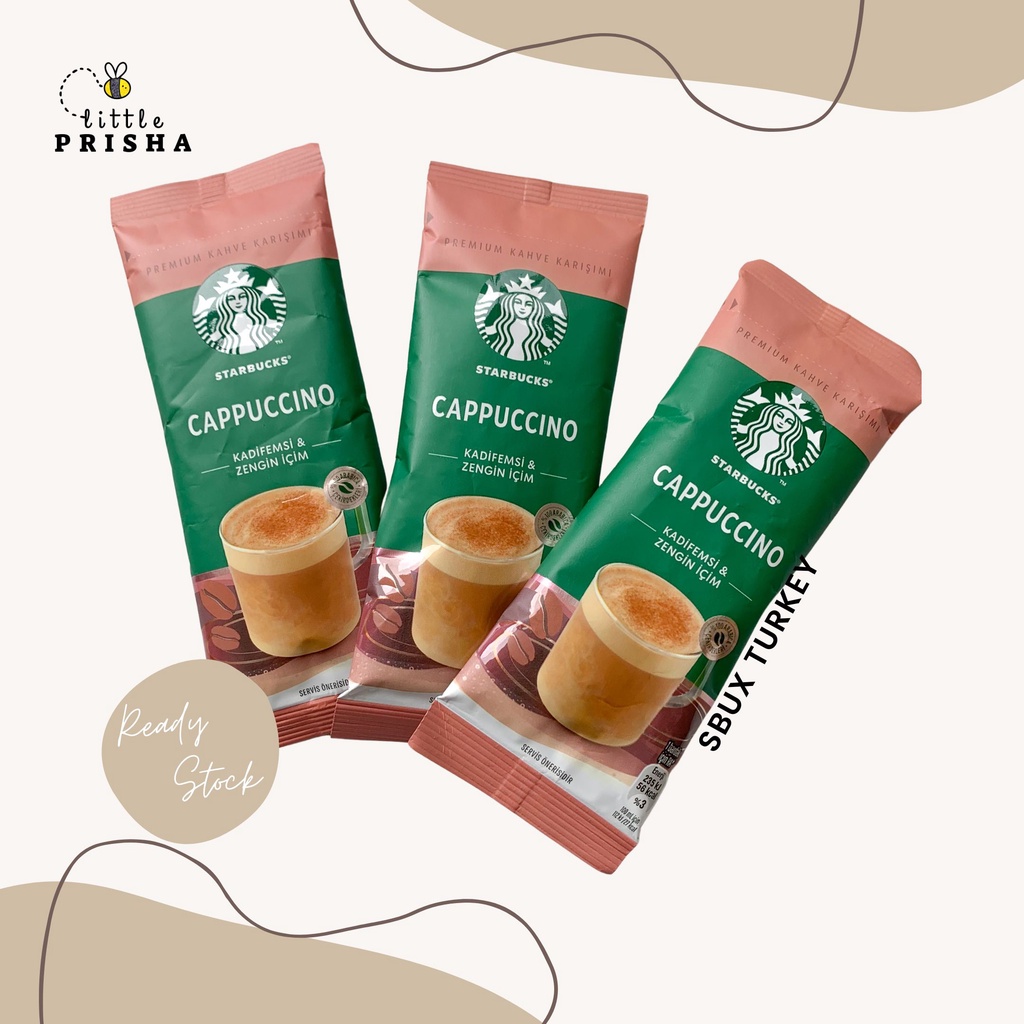 Jual Sbux Turkey Sachet Cappuccino | Shopee Indonesia