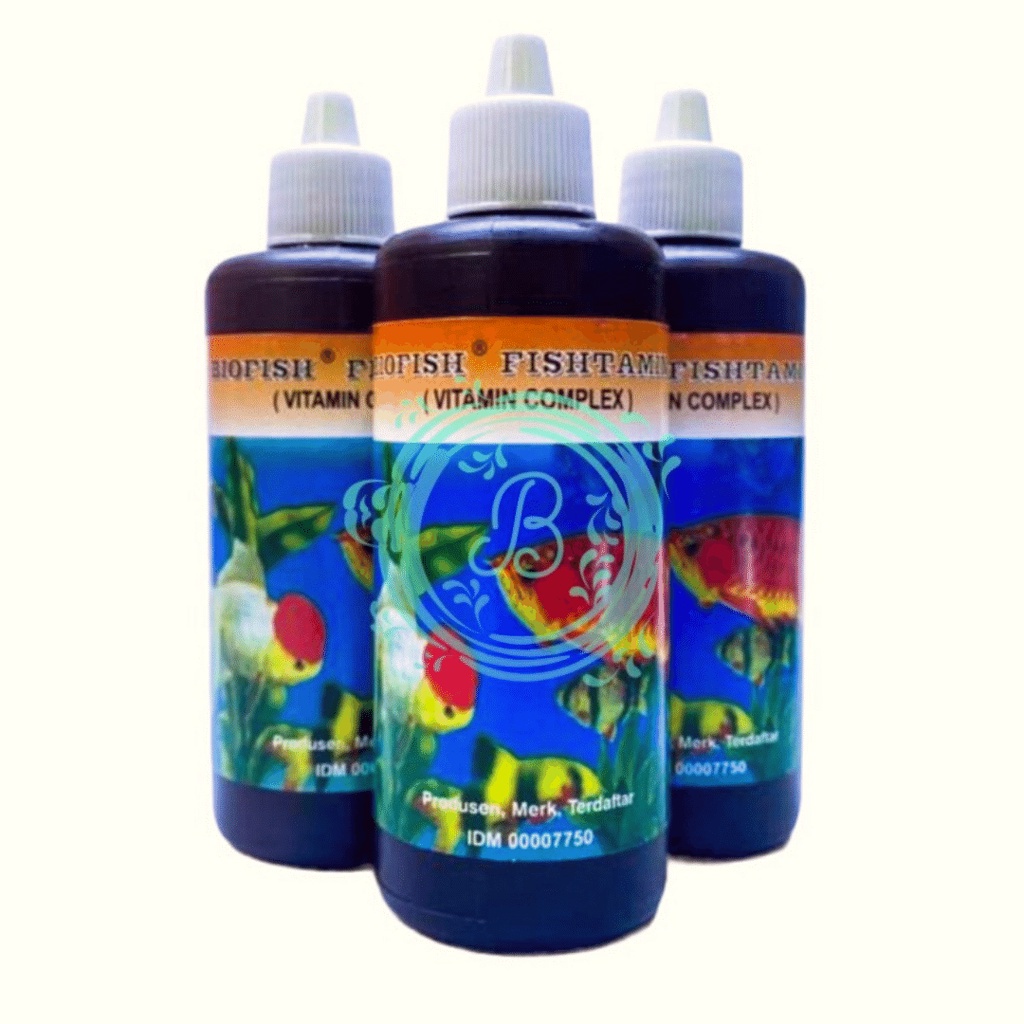 Jual BIOFISH FISHTAMIN VITAMIN COMPLEX 100ML Vitamin Obat Ikan Hias ...
