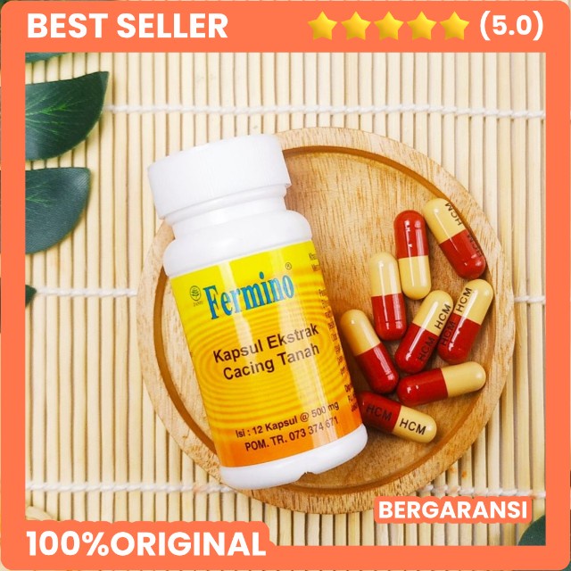 Jual Fermino Kapsul Ekstrak Cacing Tanah 12 Kapsul | Shopee Indonesia
