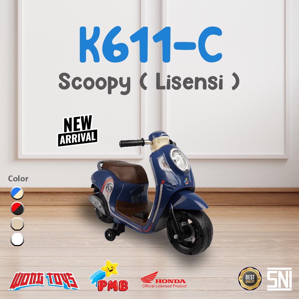 Jual PMB Motor Aki Scoopy (K611C) - Motor Aki Anak | Shopee Indonesia