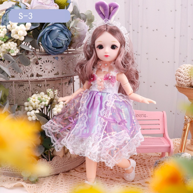 Jual FAVO Mainan Anak Boneka Seri (S U) BJD Doll 30cm Cute DIY Girls ...