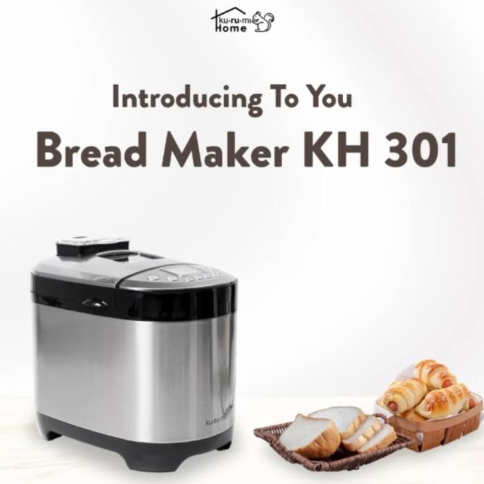 Jual Mesin Pembuat Roti Otomatis Bread Maker Kurumi Kh301 Ready Stok ...