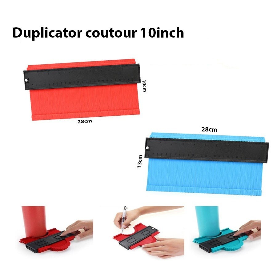 Jual Contour Duplicator Profile Gauge Copy Ruller Keramik Gypsum 10inch ...